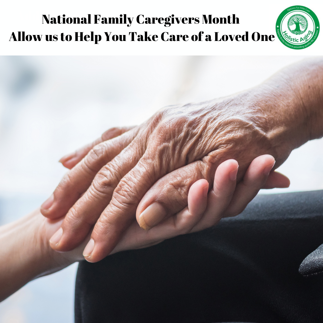 National Family Caregivers Month – Allow us to Help You Take Care of a Loved One - Holistic Aging